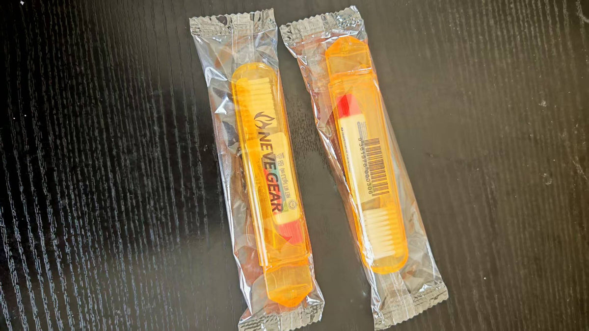 Neve Gear Toothbrush + Toothpaste — Ultralight Gear