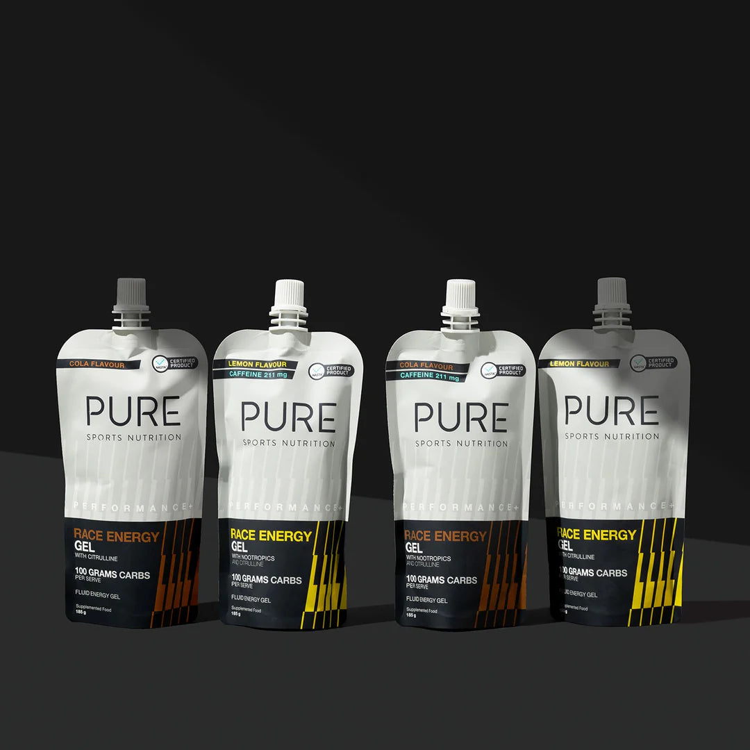 Pure Sports Performance + Race Energy Gel 185g Pouch – Ultralight Gear